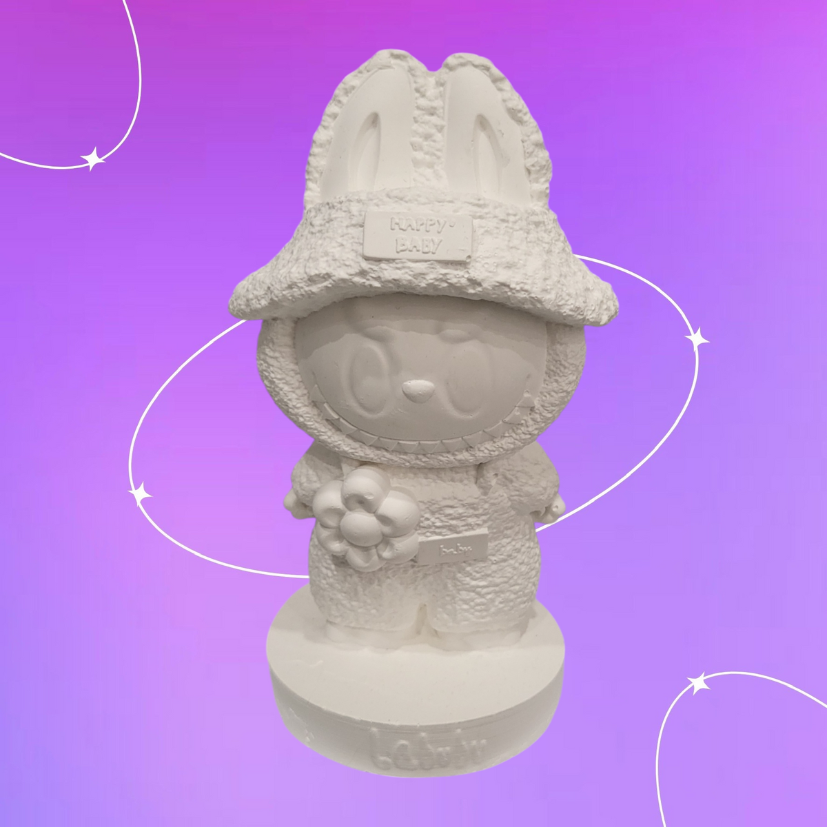 Bubu Lala Flower B - DIY Figurine Painting Kit – Pigment Squad